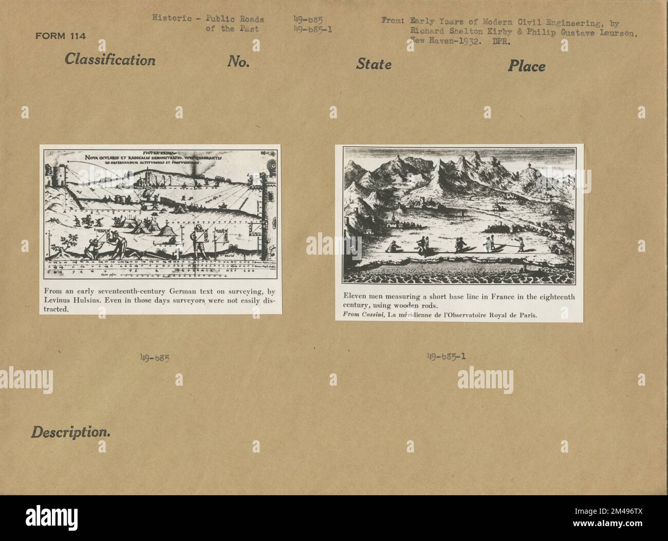 Eleven Men Measuring a Short Base Line in France in the Eighteenth ...