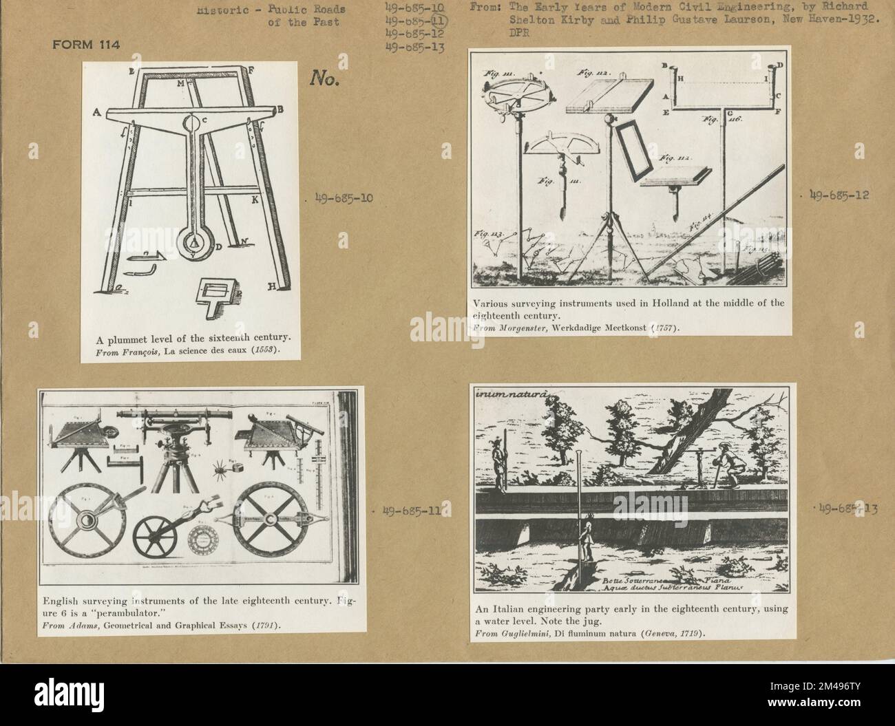 Surveying Instruments. Original caption: From: The Early Years of ...
