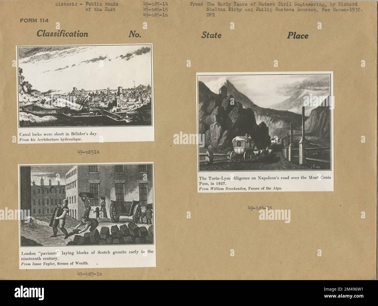 Canal Locks, the Turin-Lyon Diligence on Napoleon's Road, and London ...