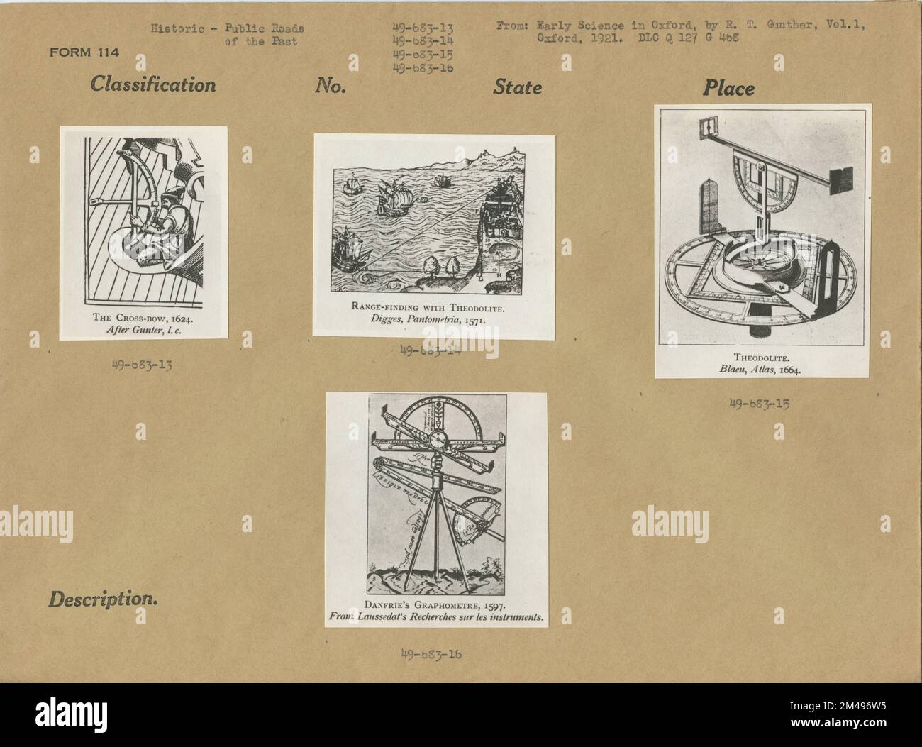 The Cross-Bow (1624), Range-Finding with Theodolite, Theodolite ...