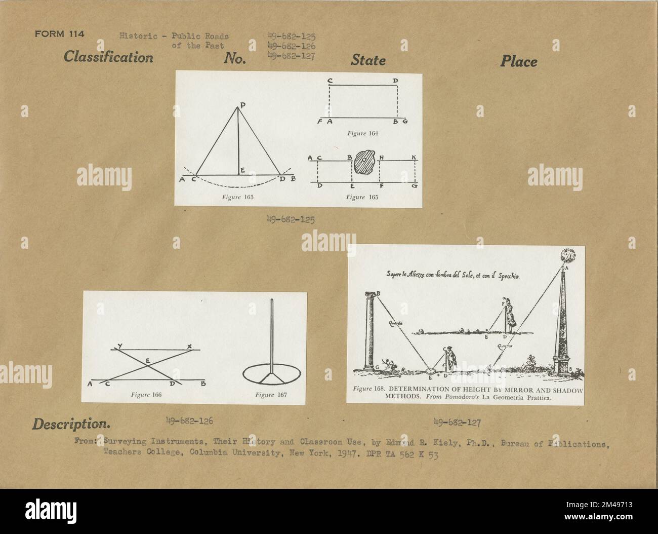 Determination of Height by Mirror and Shadow Methods. Original caption ...