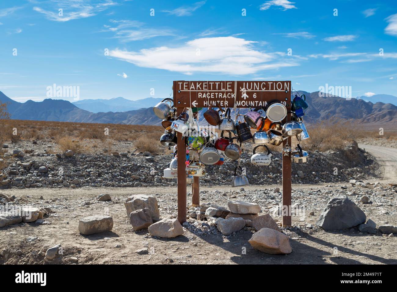 Teakettle Junction is in Death Valley National Park, near the Racetrack ...