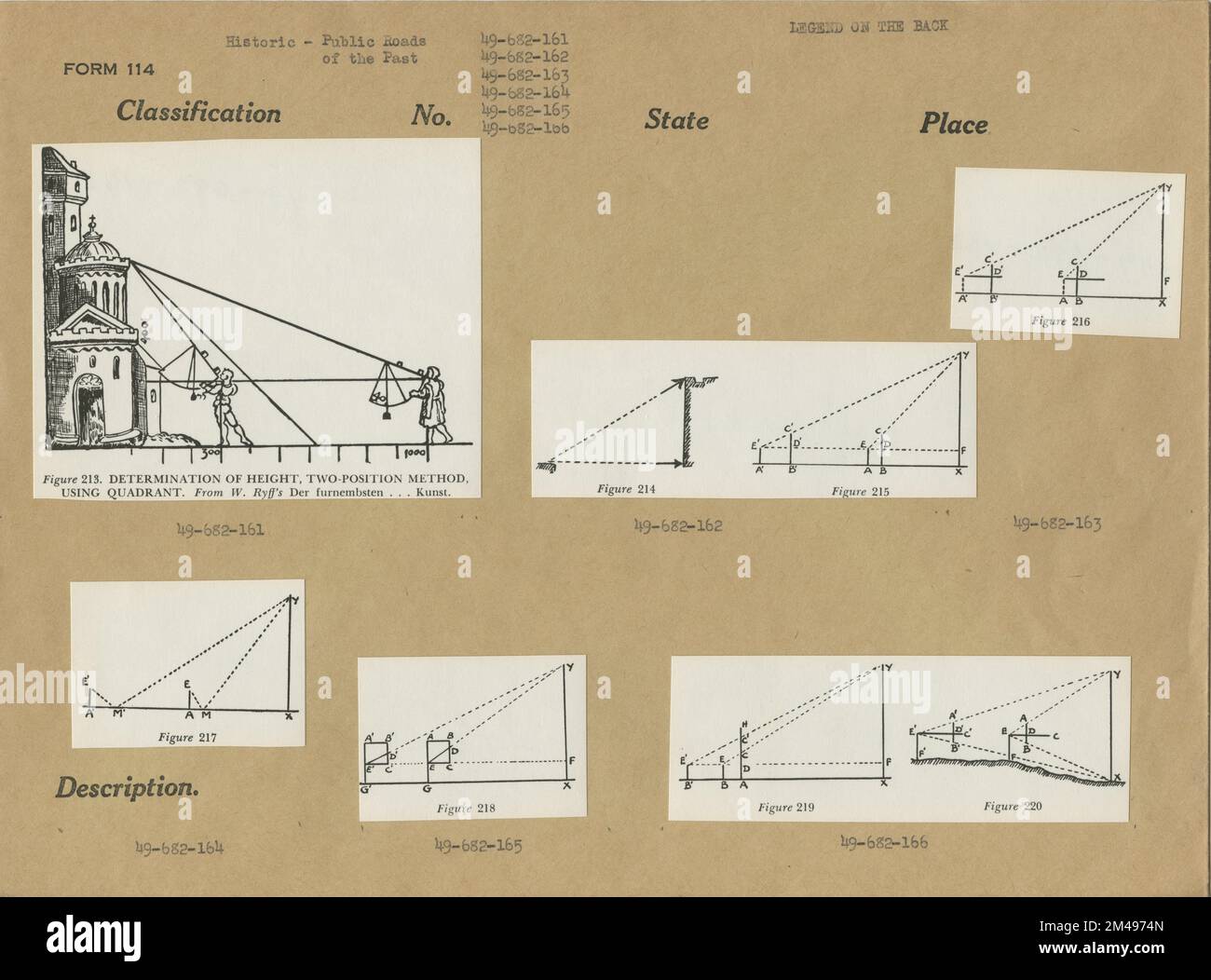 Determination of Height, Two-Position Method, Using Quadrant. Original ...