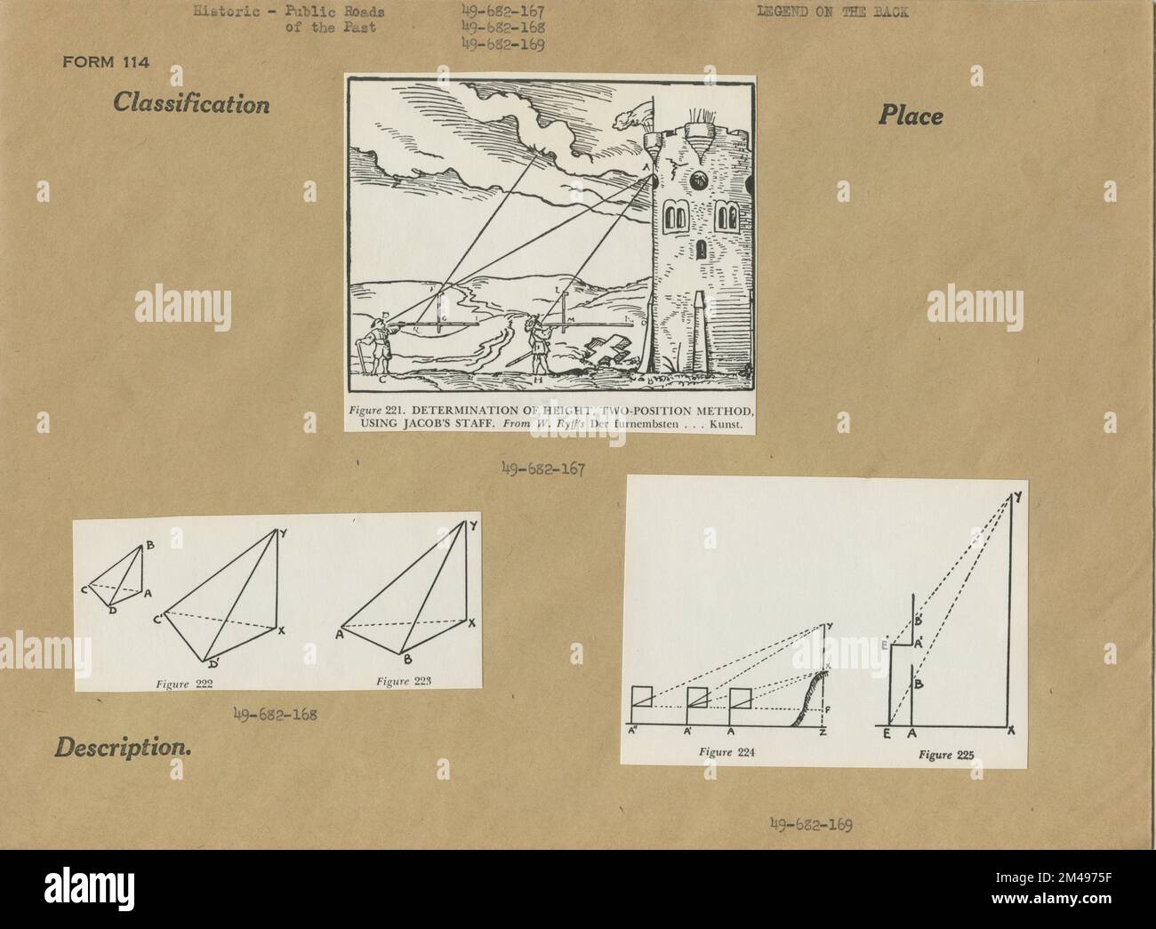 Determination of Height, Two-Position Method, Using Jacob's Staff ...
