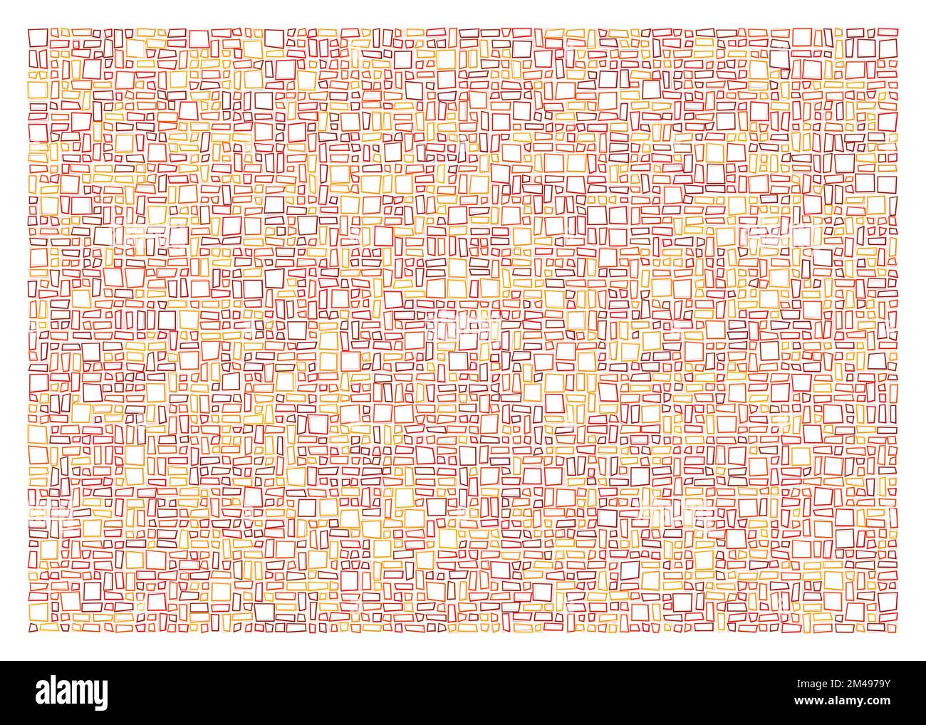 Abstract Offset Quads generative art background art illustration Stock ...