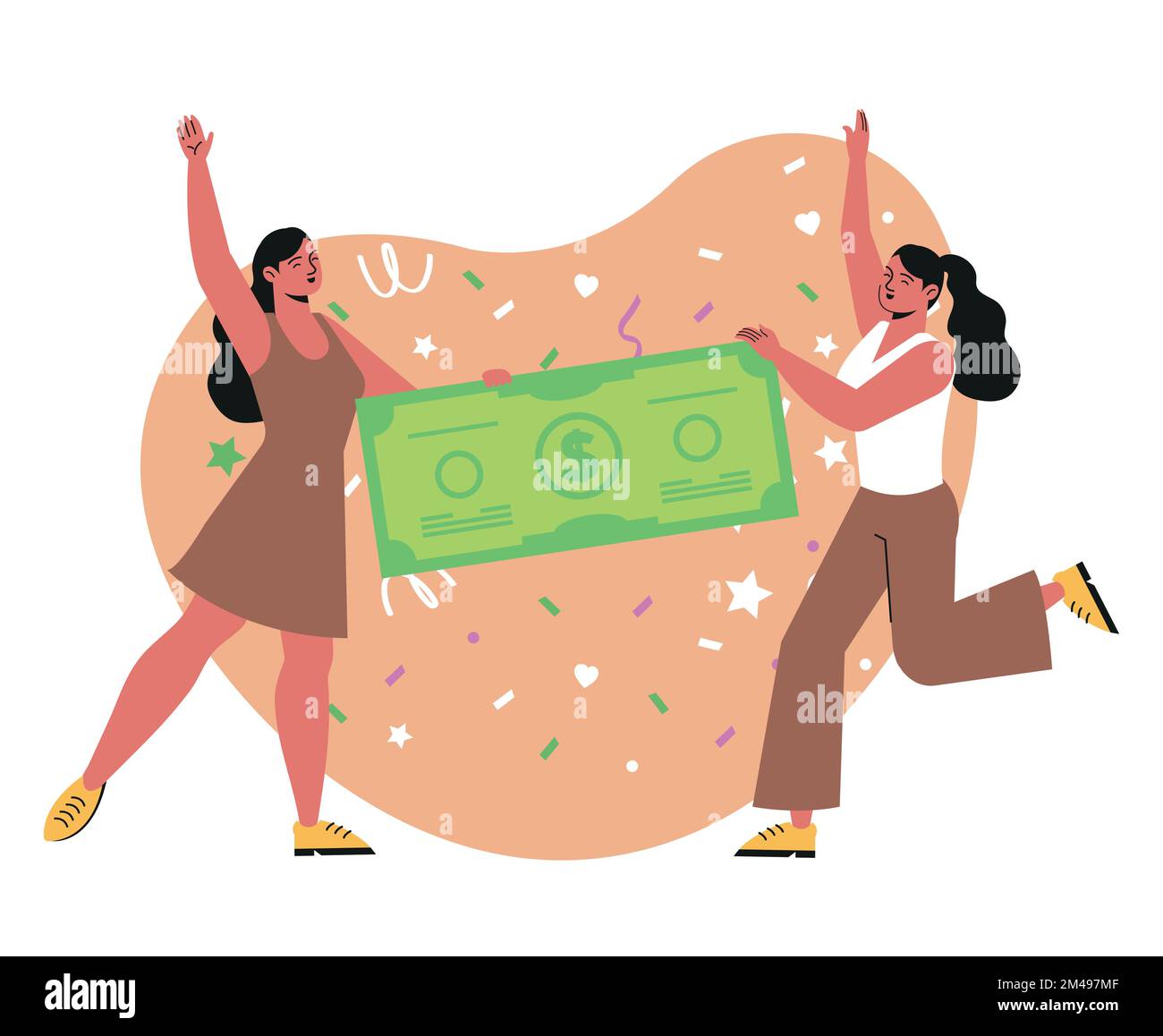 Happy lucky people concept Stock Vector Image & Art - Alamy