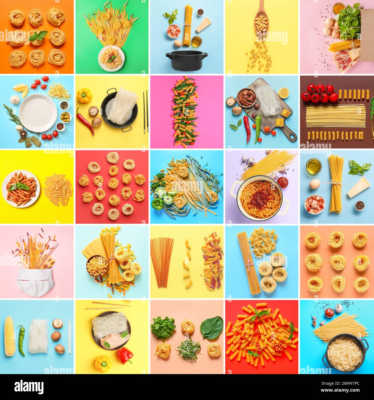 Preparing different types pasta hi-res stock photography and images - Alamy