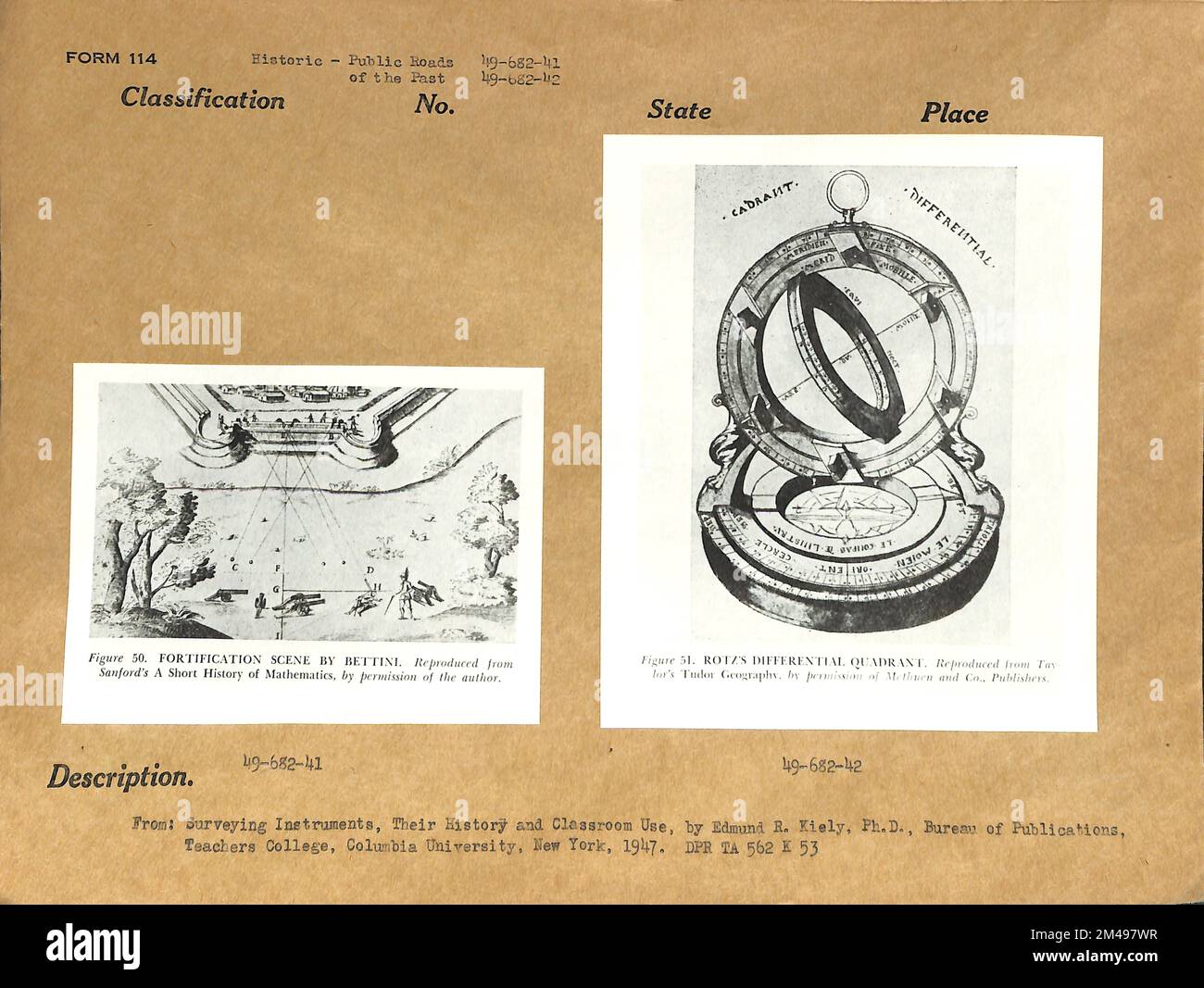 Fortification Scene by Bettini, Rotz's Differential Quadrant. Original ...