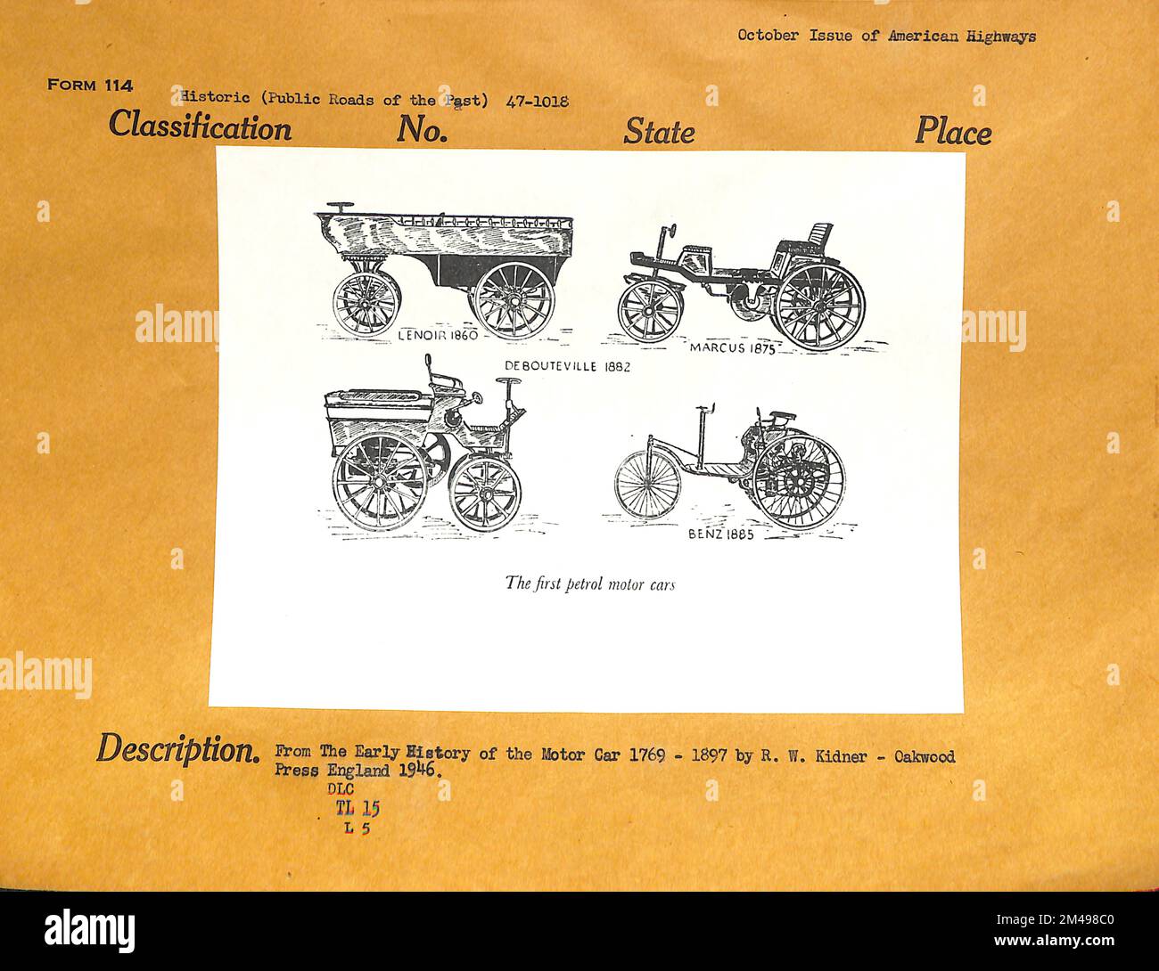 The First Petrol Motor Cars (Lenoir 1860, Marcus 1875, Debouteville ...