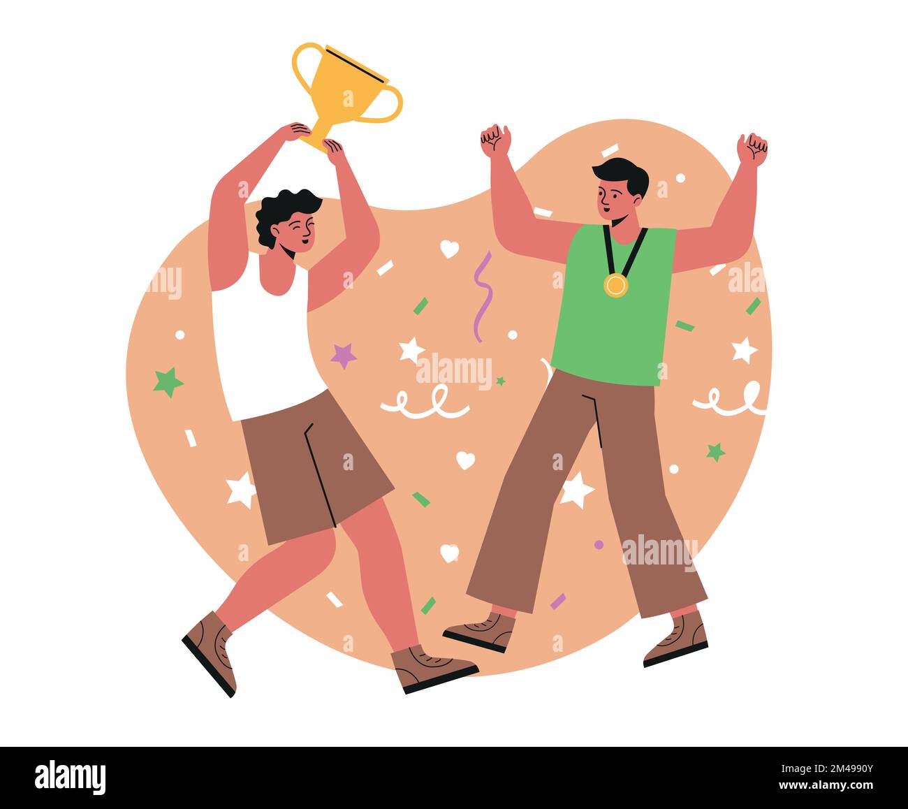 People happy characters Cut Out Stock Images & Pictures - Alamy