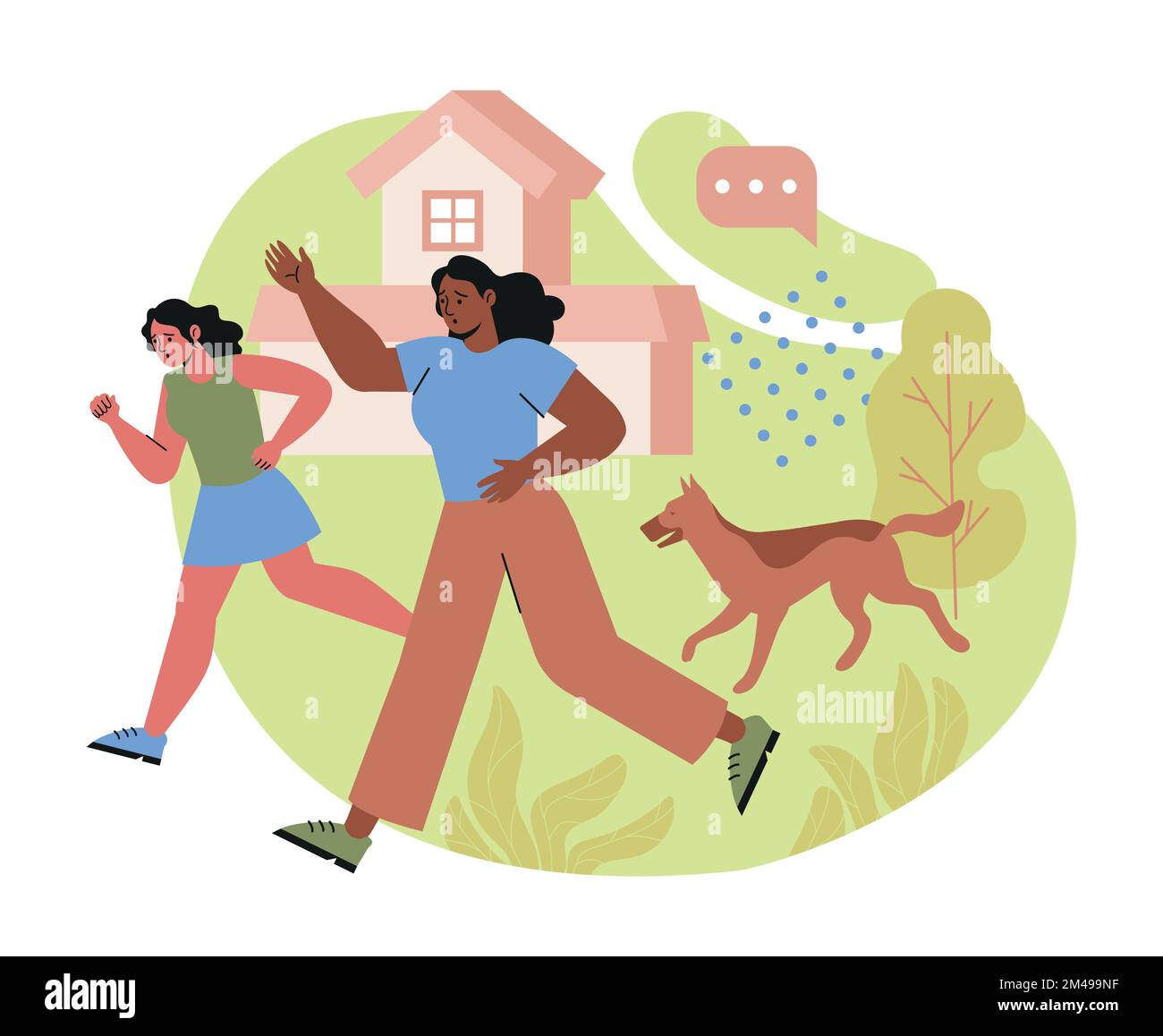 People with phobia and fear Stock Vector Image & Art - Alamy