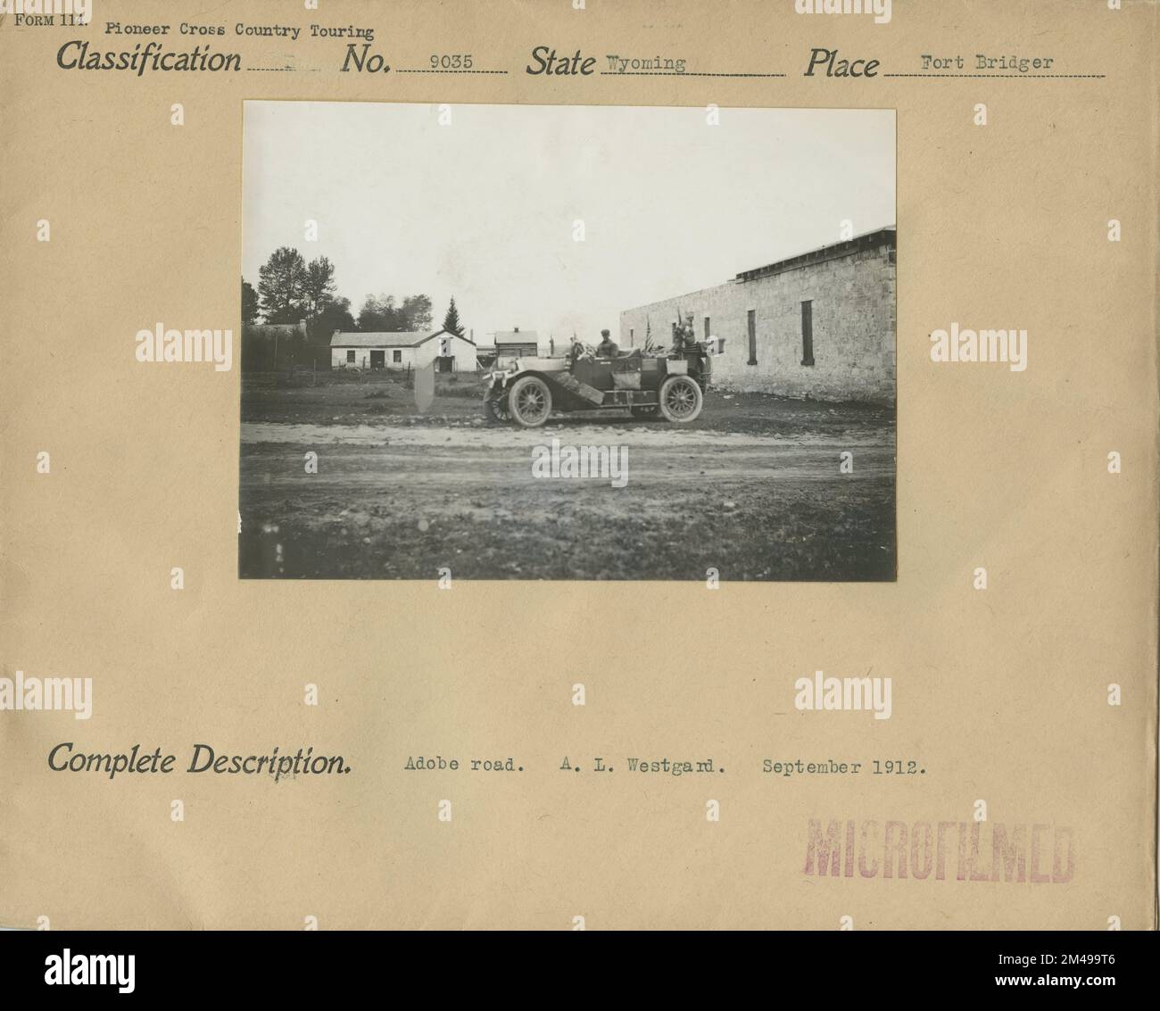 Adobe Road. Original caption: Adobe road. A. L. Westgard. State ...