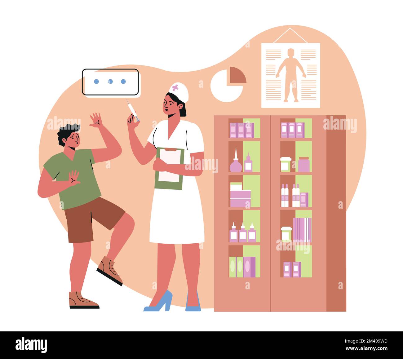 Cartoon scared person speech Stock Vector Images - Alamy