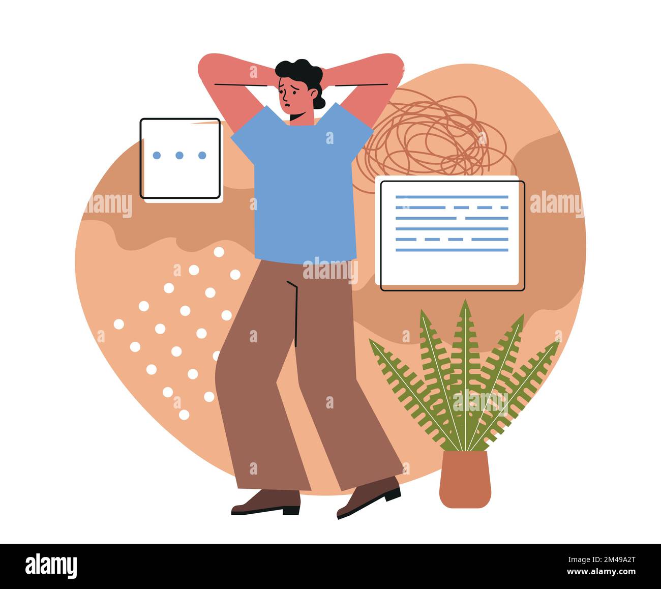 Mental health recovering Stock Vector Image & Art - Alamy