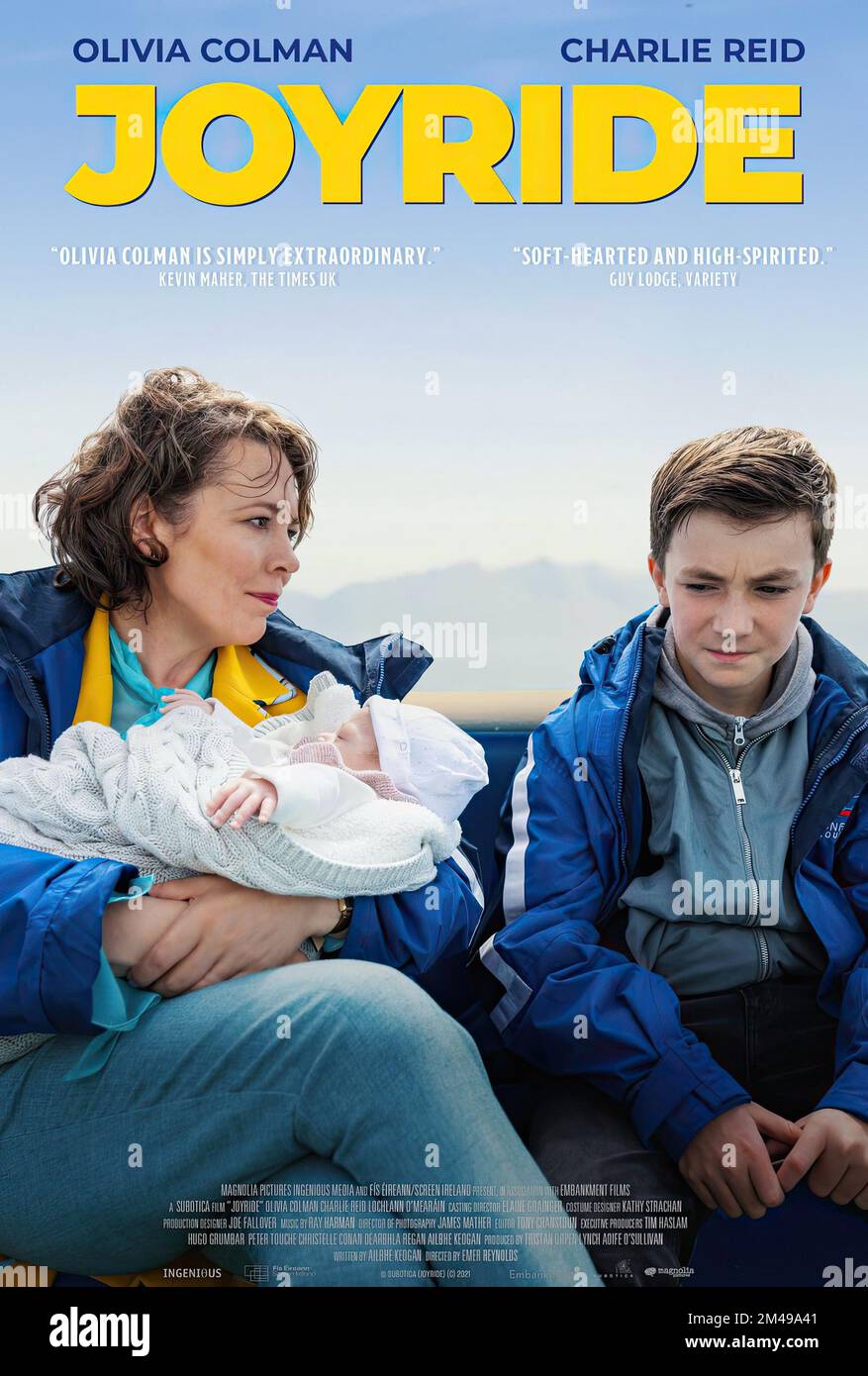 JOYRIDE, poster, from left: Olivia Colman, Charlie Reid, 2022 ...