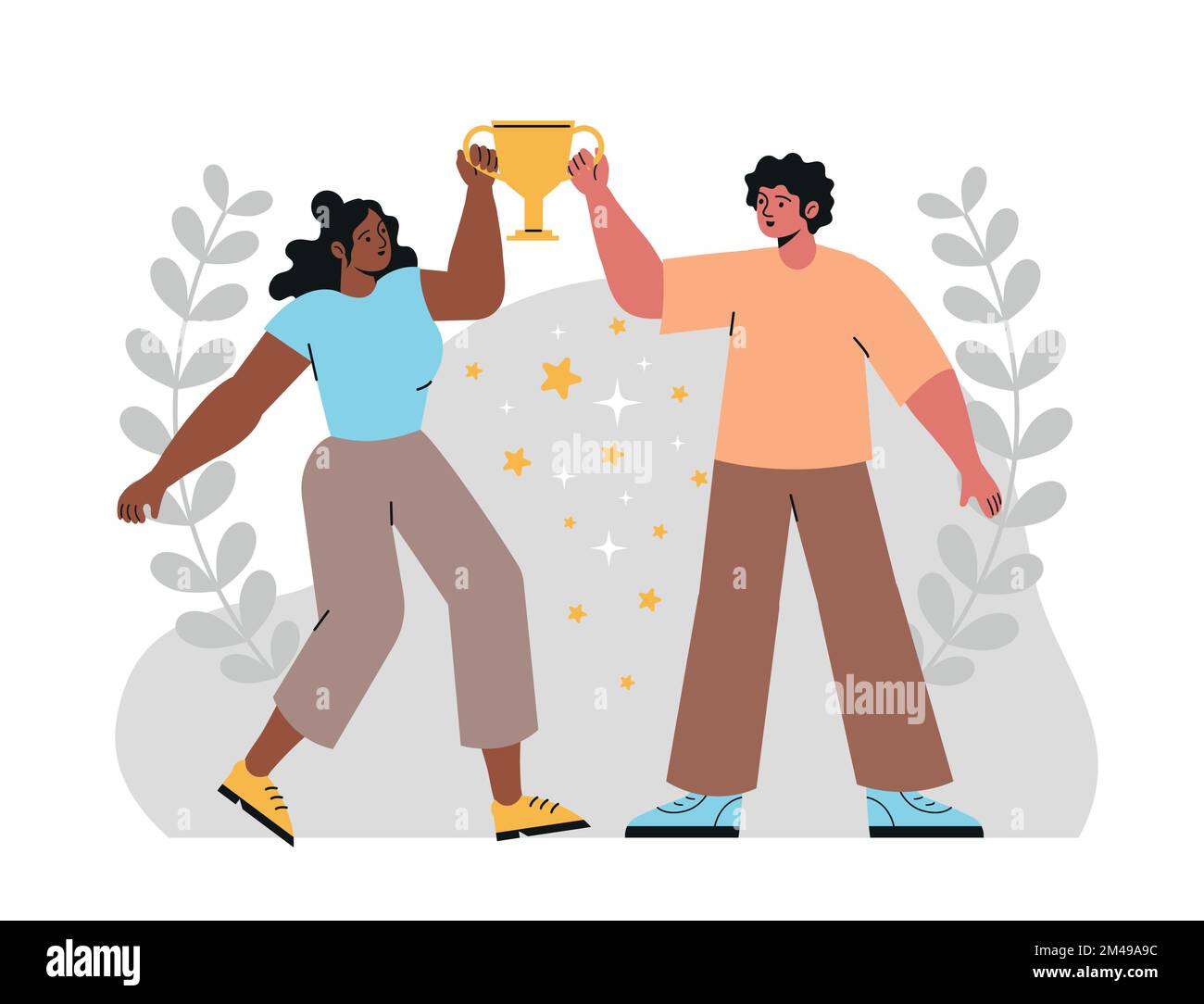 Happy competition champions Stock Vector Image & Art - Alamy