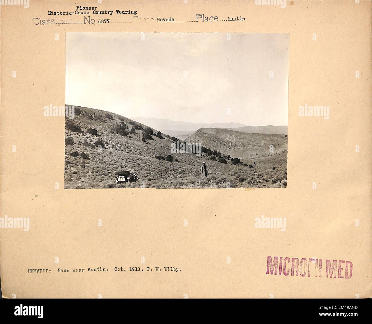 Pass Near Austin. Original caption: Pass near Austin. Oct. 1911. T. W ...