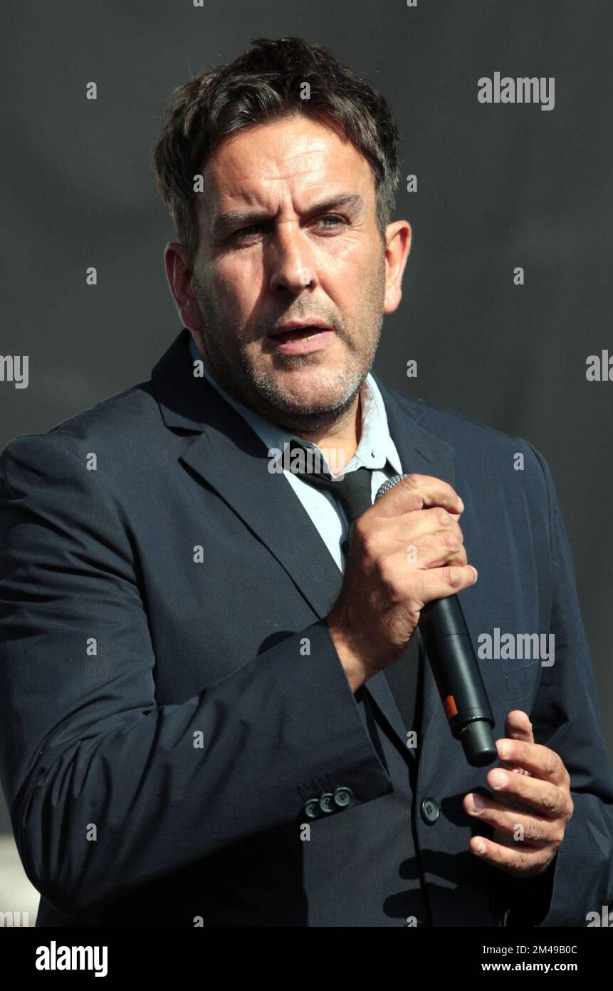 File photo dated 11/07/09 of Terry Hall of The Specials performs at the ...