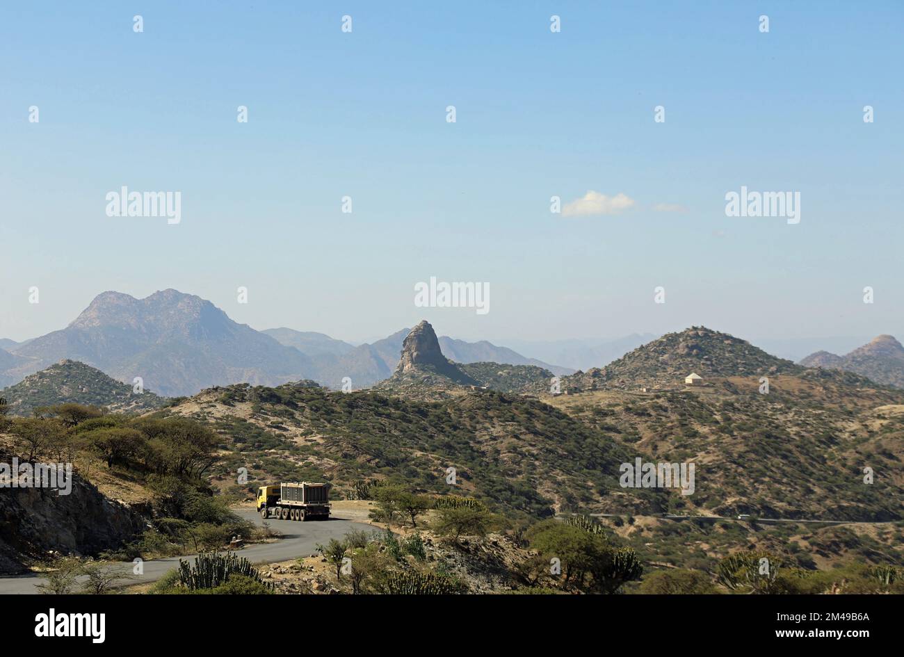 Highland landscape of Eritrea Stock Photo - Alamy