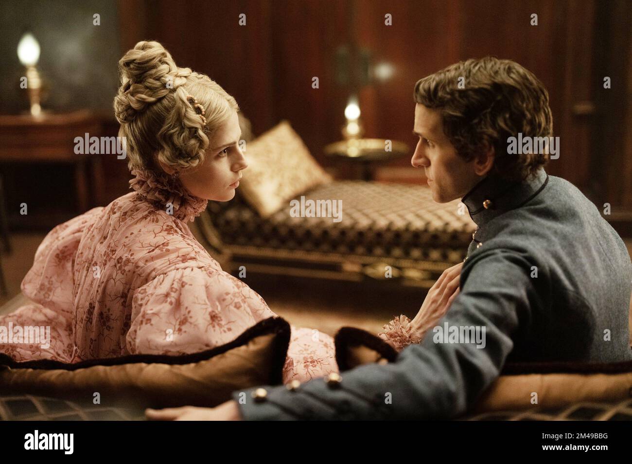 THE PALE BLUE EYE, from left: Lucy Boynton, Harry Melling as Edgar ...