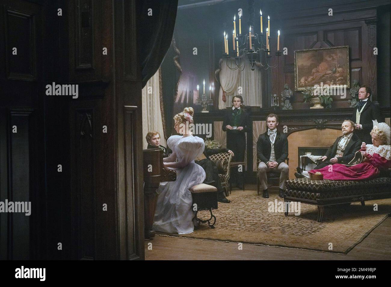 THE PALE BLUE EYE, from left: Fred Hechinger, Lucy Boynton, Harry ...