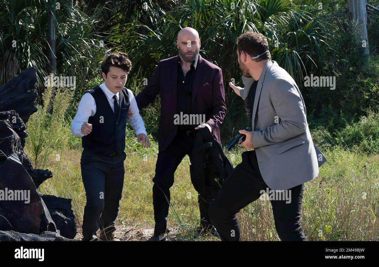 PARADISE CITY, first two from left: Micah Giovanni, John Travolta, 2022. © Saban Films ...