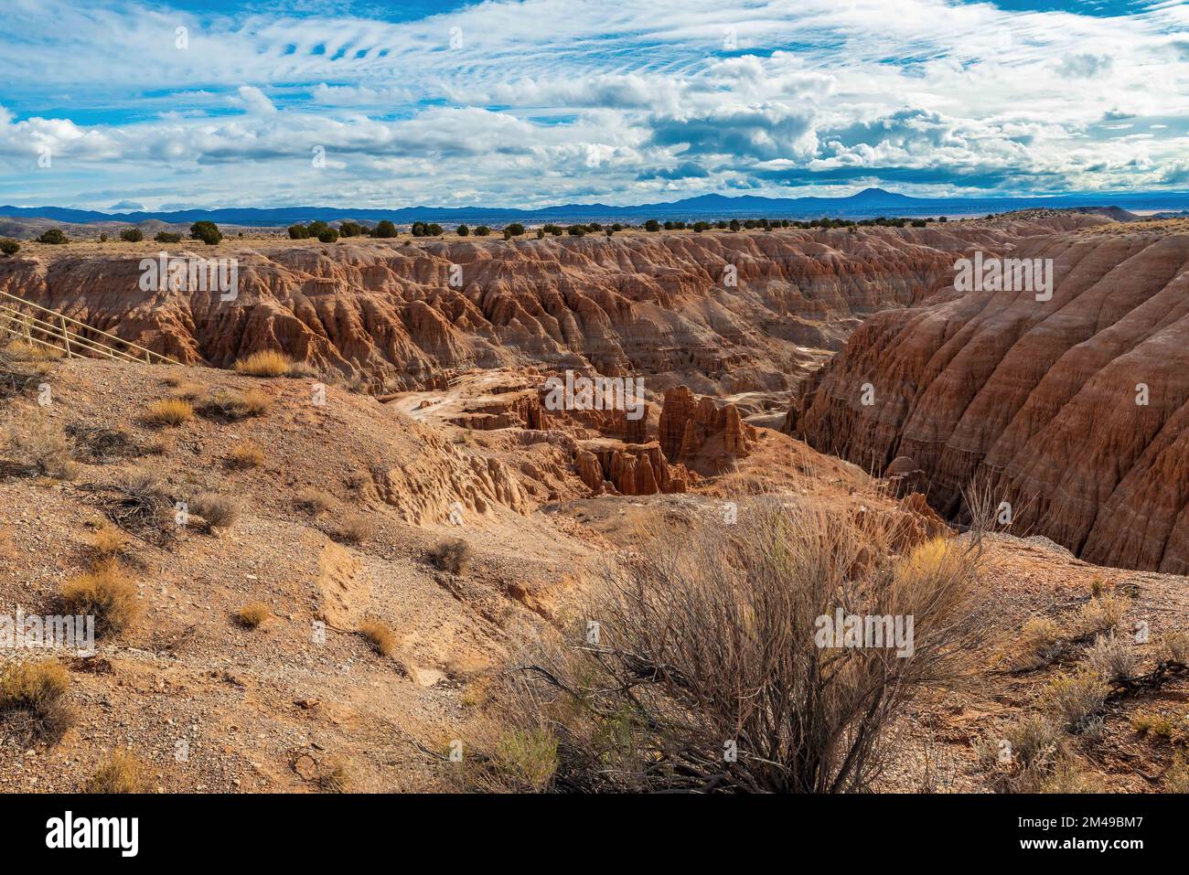 The Cathedral Gorge state park with its patterns made erosions of ...
