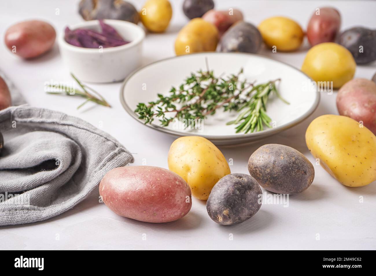 Different types potatoes on hi-res stock photography and images - Alamy