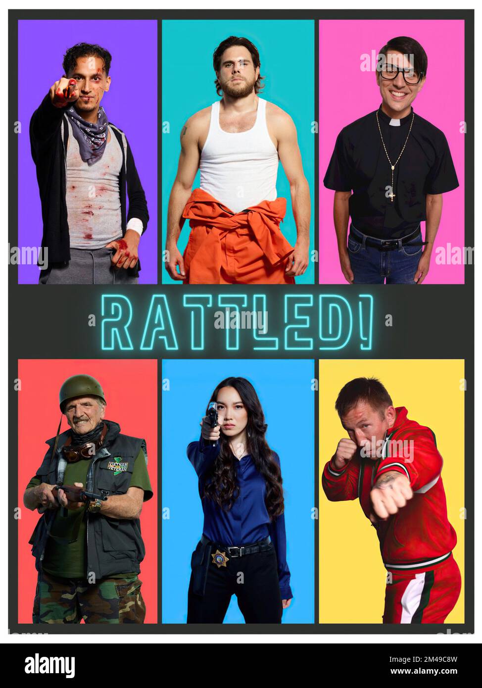 RATTLED!, poster, top, from left: Goya Robles, Jared Abrahamson ...