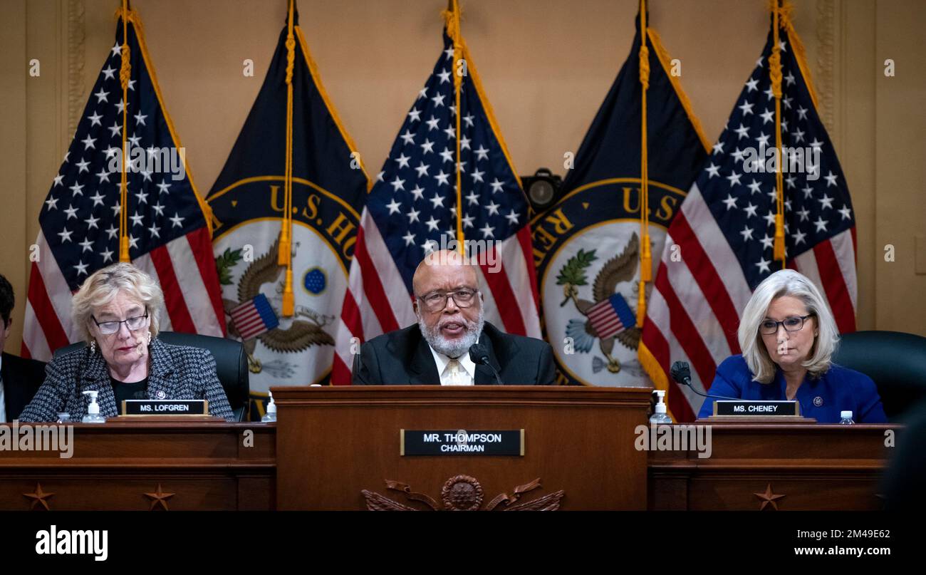 Washington, DC, US, December 19, 2022. US House Select Committee to ...