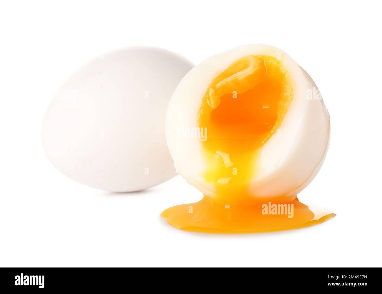 Soft boiled eggs, healthy breakfast Cut Out Stock Images & Pictures - Alamy