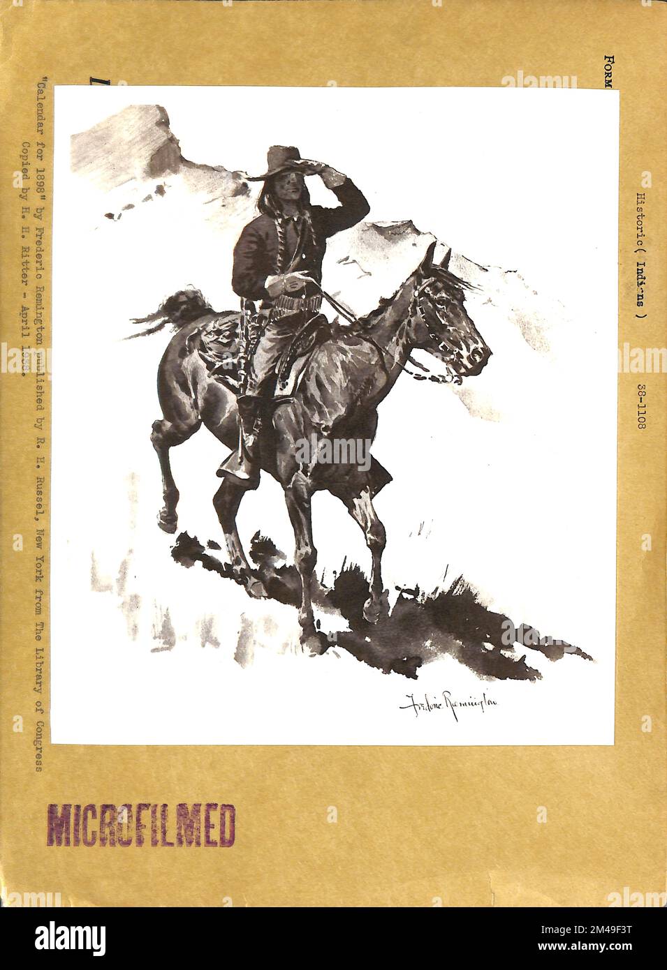 Calendar For 1898. Original caption: "Calendar for 1898" by Frederic ...