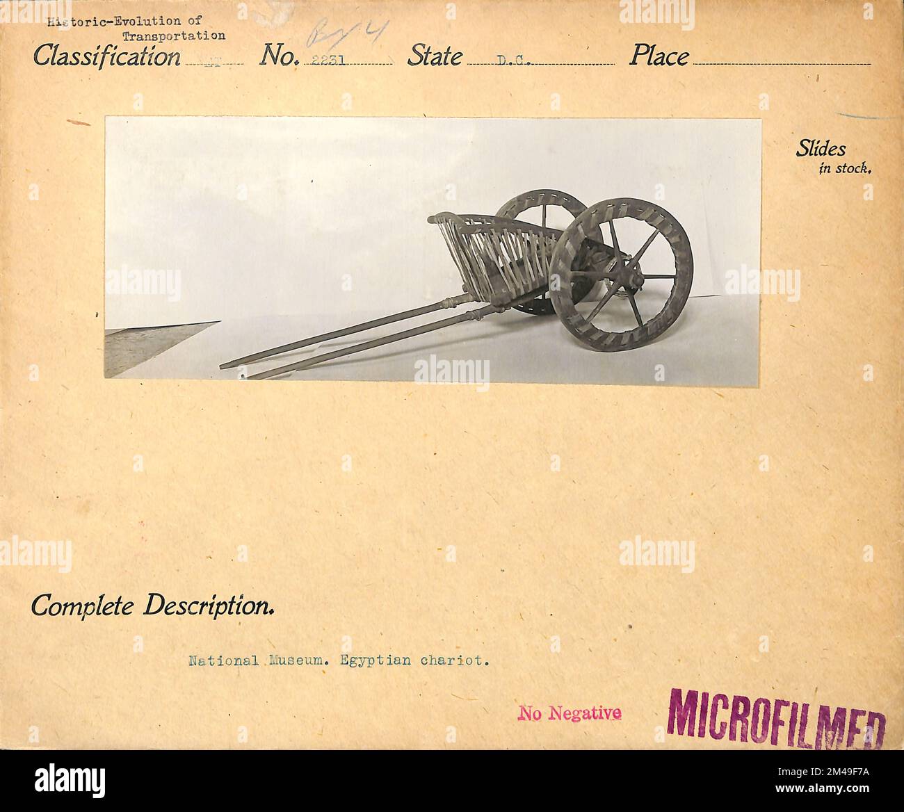 Egyptian Chariot. Original caption: National Museum. Egyptian chariot ...