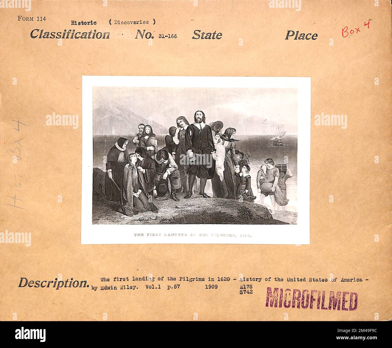 First landing of pilgrims hi-res stock photography and images - Alamy