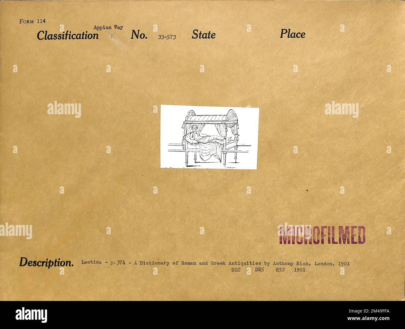 Roman lectica hi-res stock photography and images - Alamy