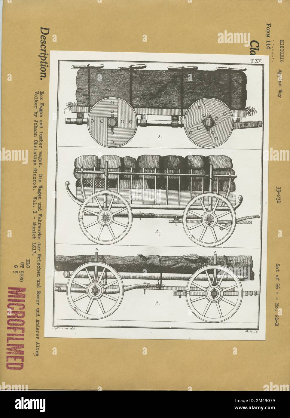 Box Wagon and Lumber Wagon. Original caption: Box Wagon and lumber ...