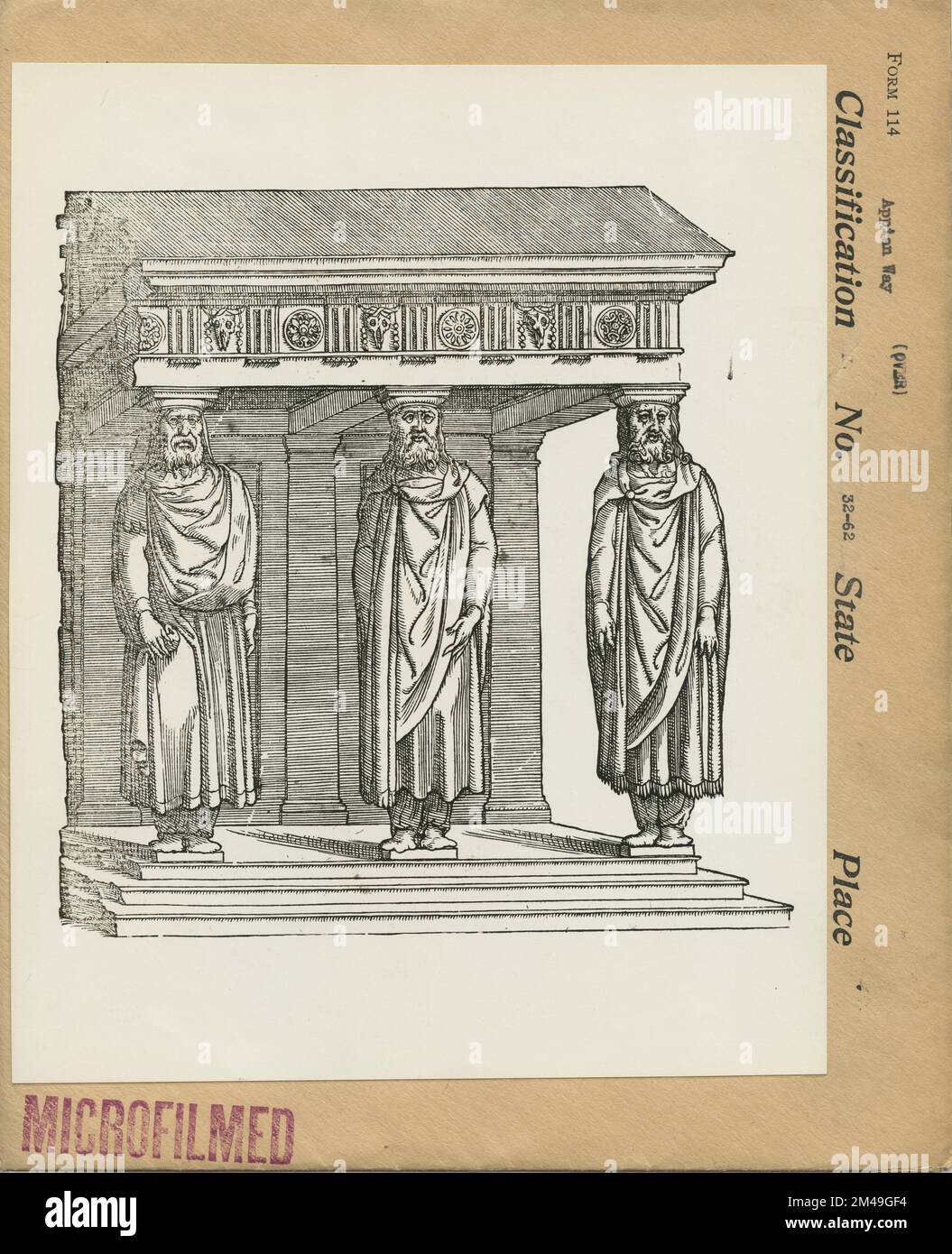 Origin of the Doric Column. Original caption: Origin of the Doric ...