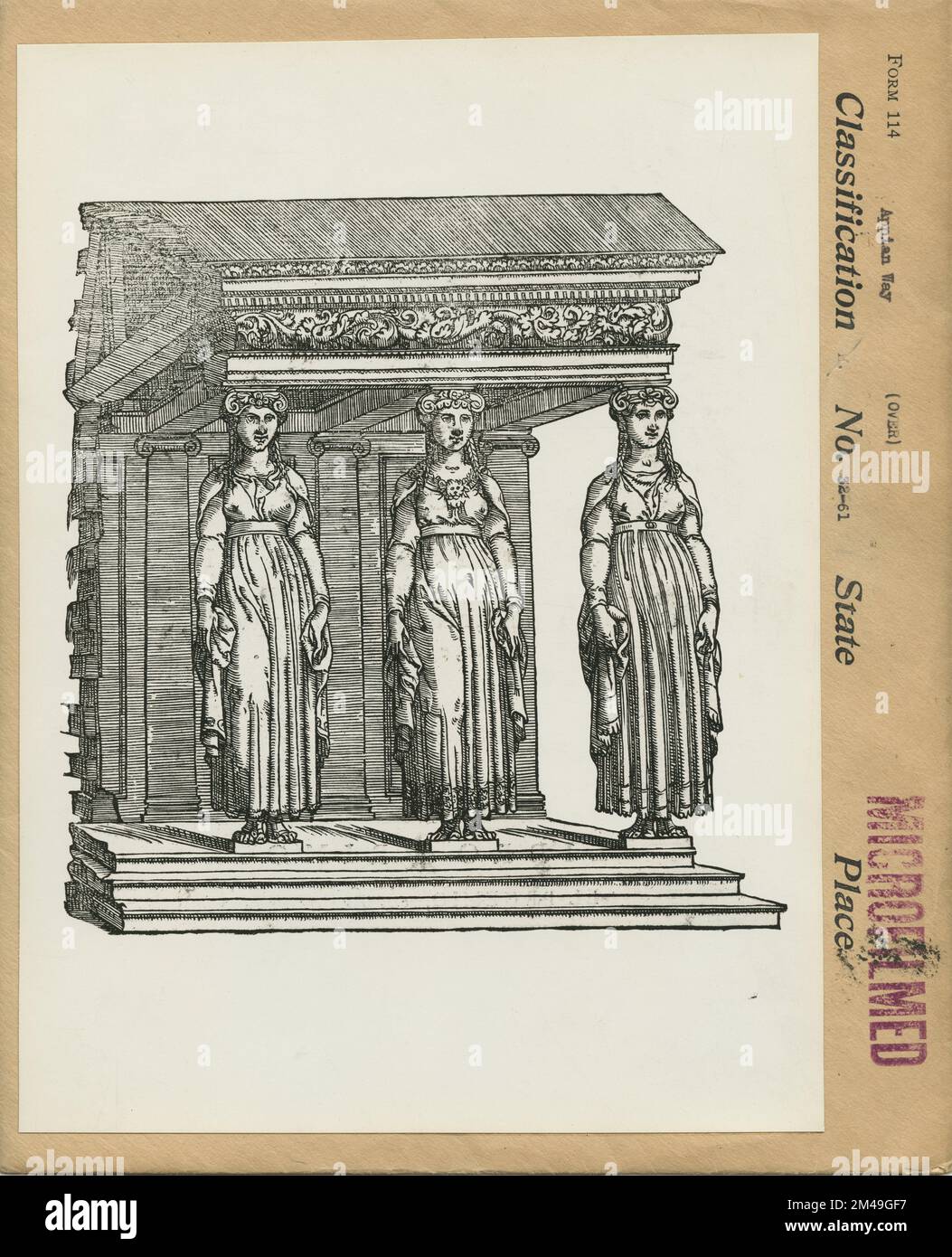 Origin of the Ionic Column. Original caption: Origin of the Ionic ...