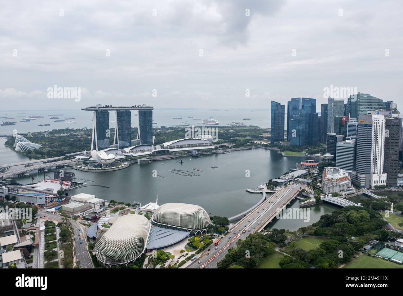 Singapore, Singapore. 13th July, 2022. Famous landmarks of Singapore ...