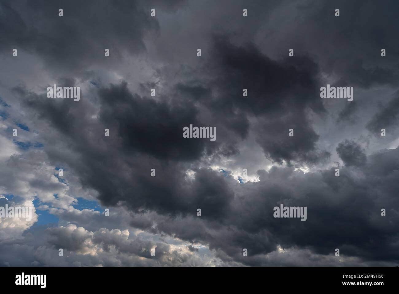 Rising rain clouds (Nimbostratus), Allgaeu, Bavaria, Germany Stock ...