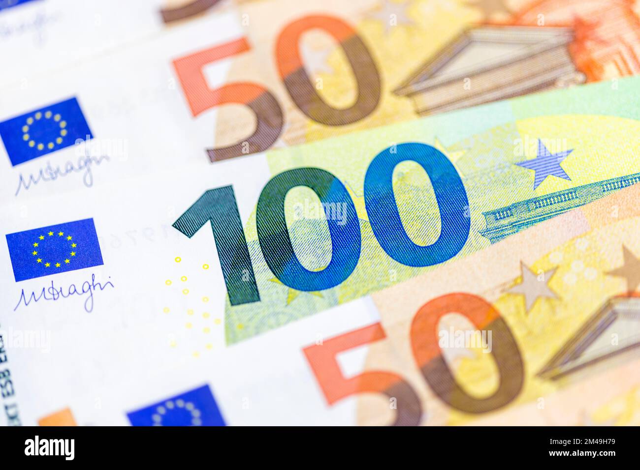 Banknotes, banknotes, 100 Euro note, 50 Euro notes Stock Photo - Alamy