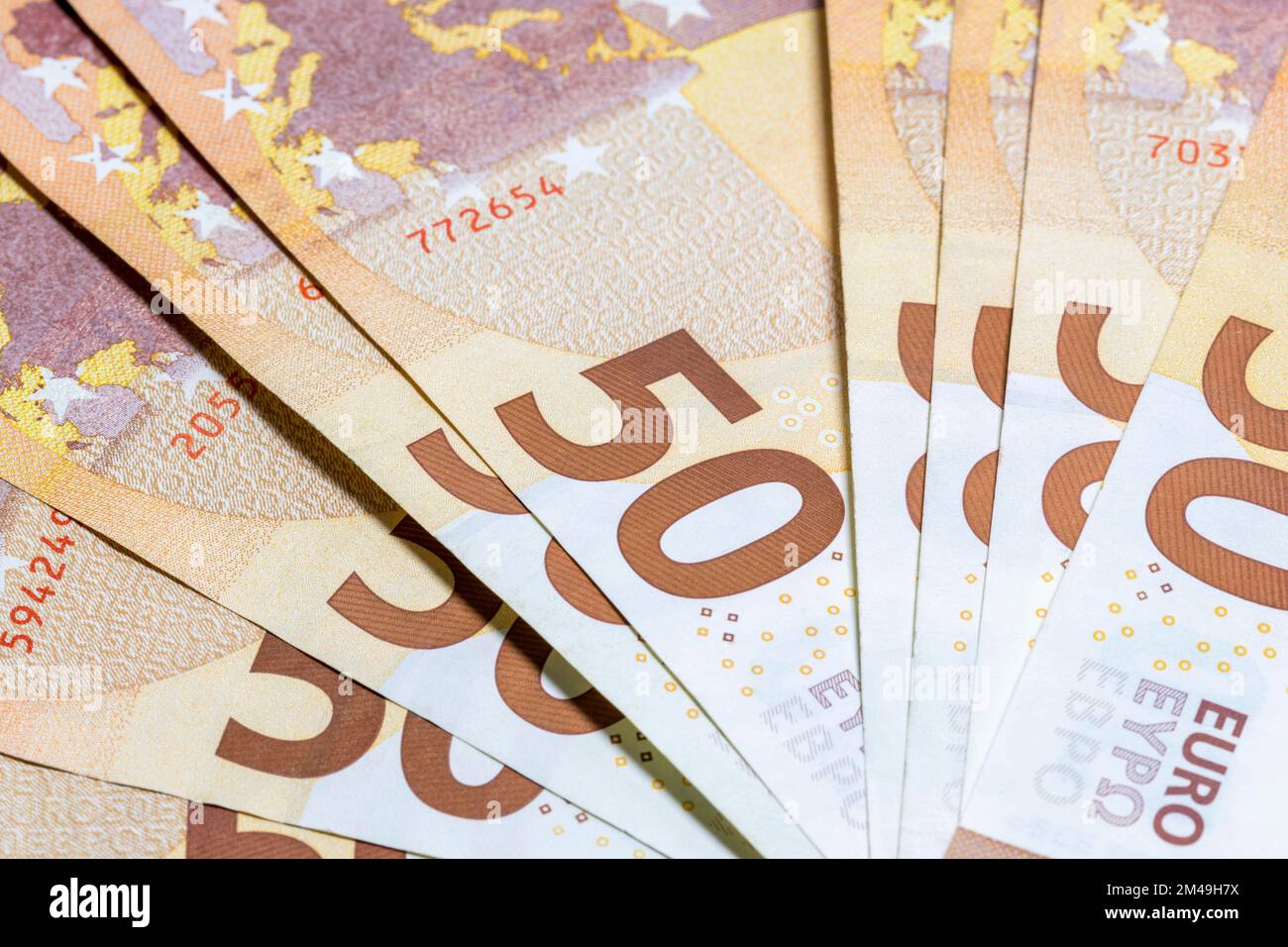 Banknotes, banknotes, 50 Euro notes Stock Photo - Alamy