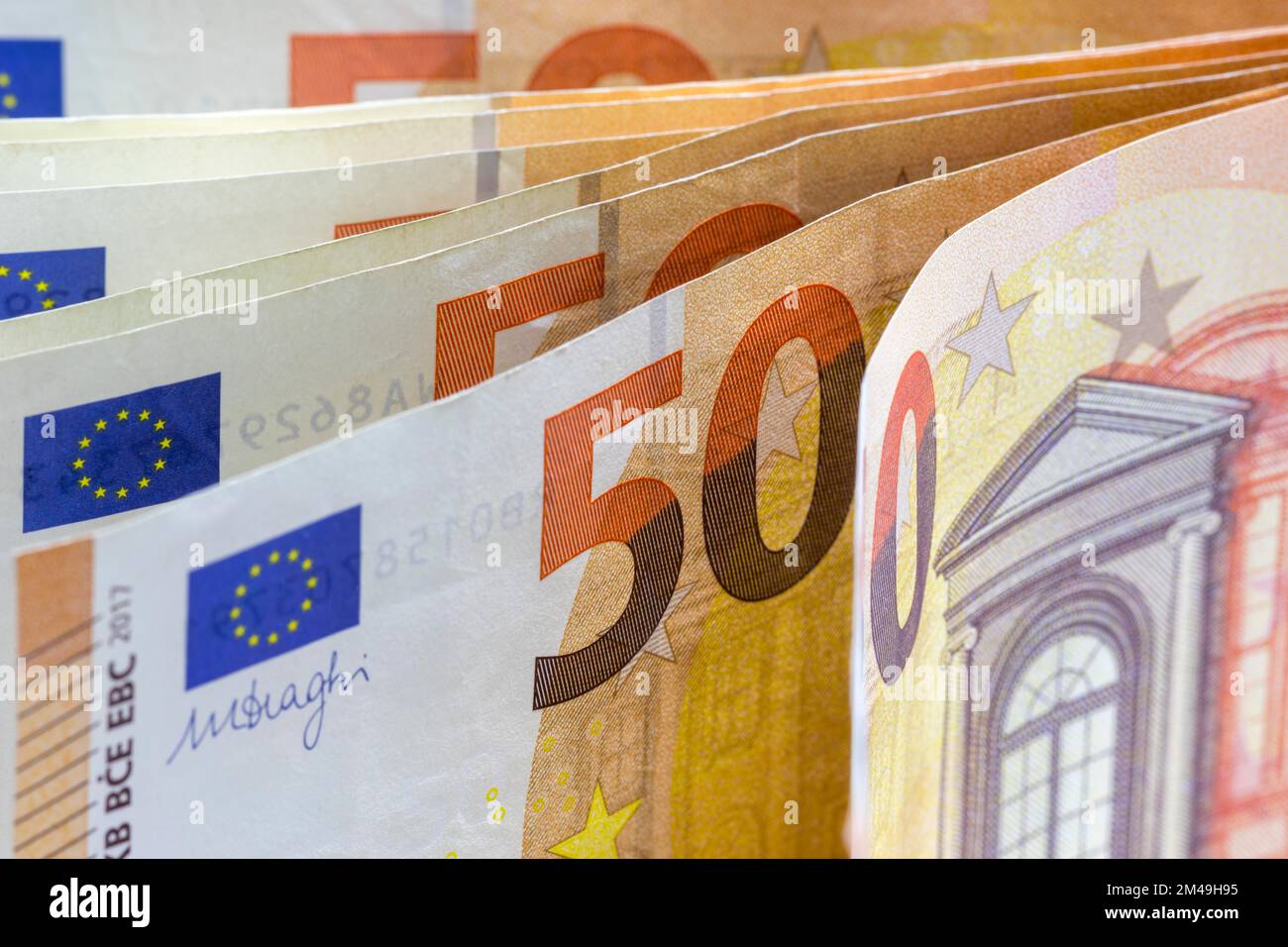 Banknotes, banknotes, 50 Euro notes Stock Photo - Alamy