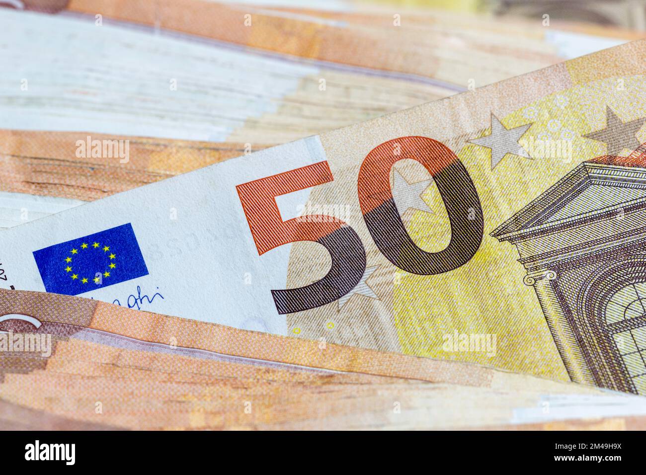 Banknotes, banknotes, 50 Euro notes Stock Photo - Alamy