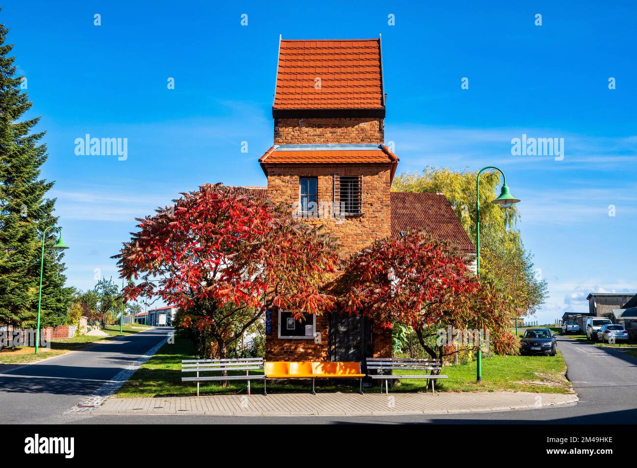 Old transformer station Freudenberg, Brandenburg, Germany Stock Photo ...