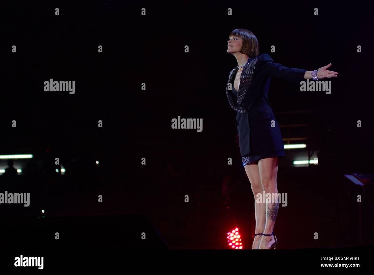 Palasele, Eboli, Italy, December 12, 2022, Alessandra Amoroso during ...