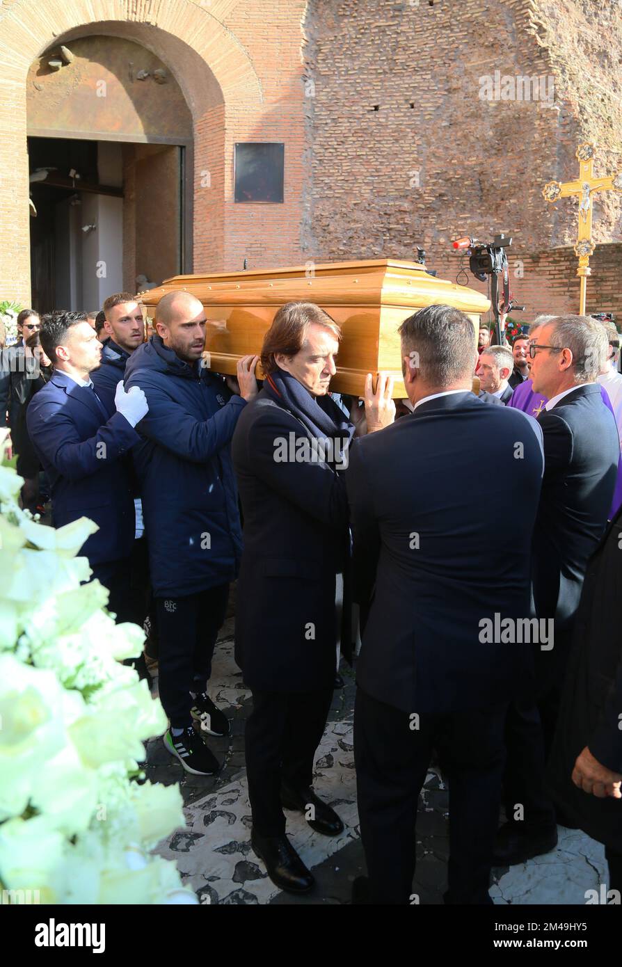 Rome, . 19th Dec, 2022. Rome, Sinisa Mihajolovic funeral in the ...