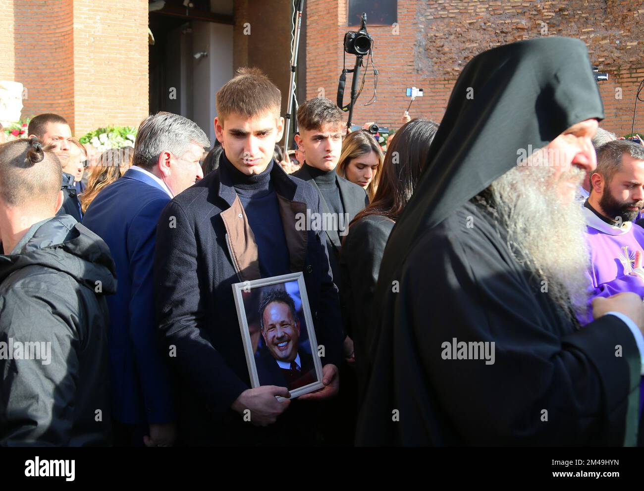 Rome, . 19th Dec, 2022. Rome, Sinisa Mihajolovic funeral in the ...