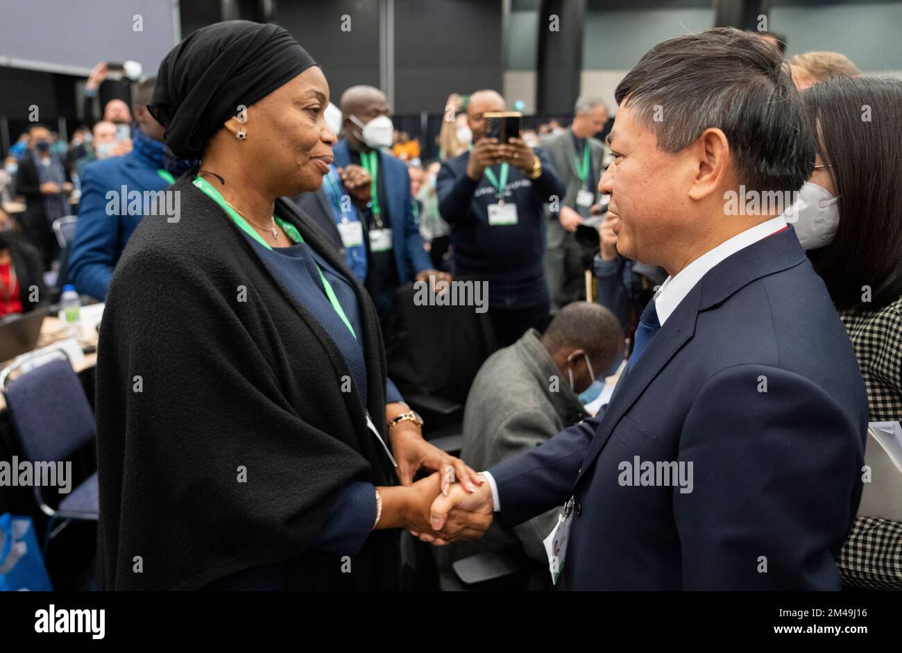 Eve Bazaiba Masudi, Vice-Prime Minister and Environment Minister of the ...