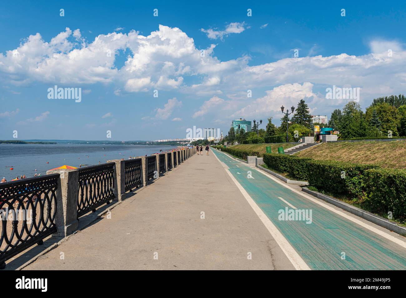 River banks of the Volga, Samara, Russia Stock Photo - Alamy